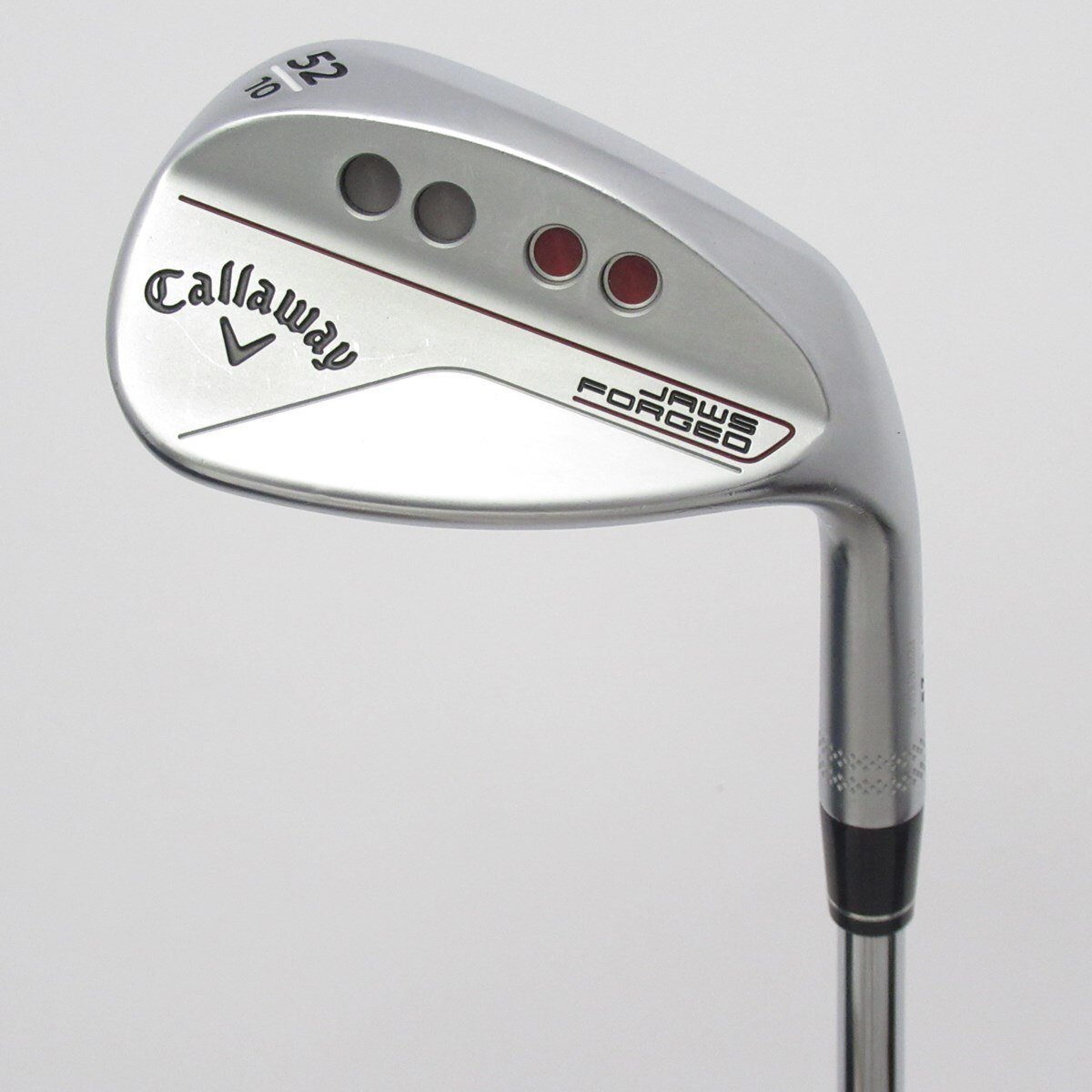 【中古】JAWS FORGED クロムメッキ仕上げ ウェッジ Dynamic Gold Burgundy 52-10 S200 C(ウェッジ（単品）)|Callaway Golf(キャロウェイ ...