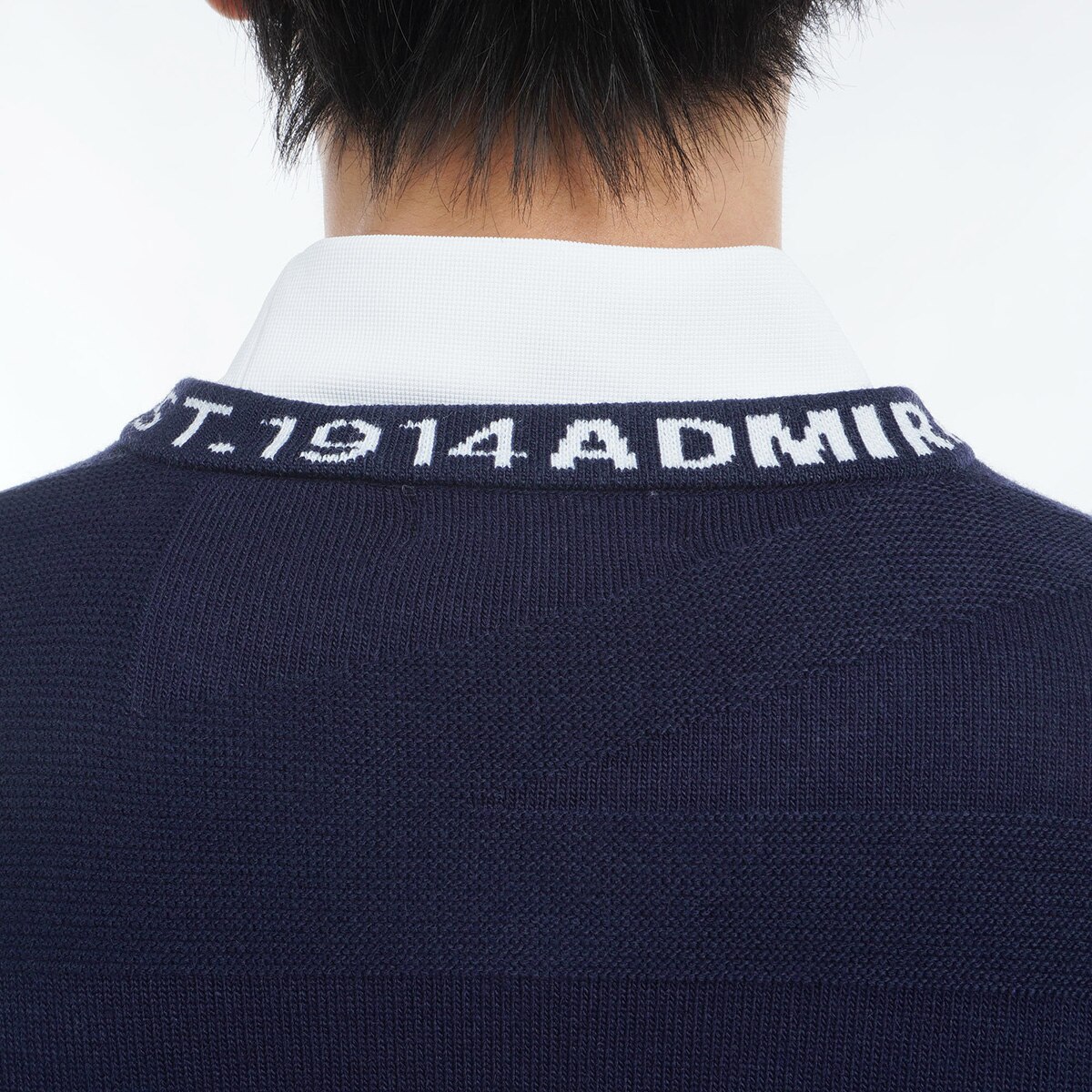 セール・アウトレット】ユニオンジャックジャカード Vネックセーター