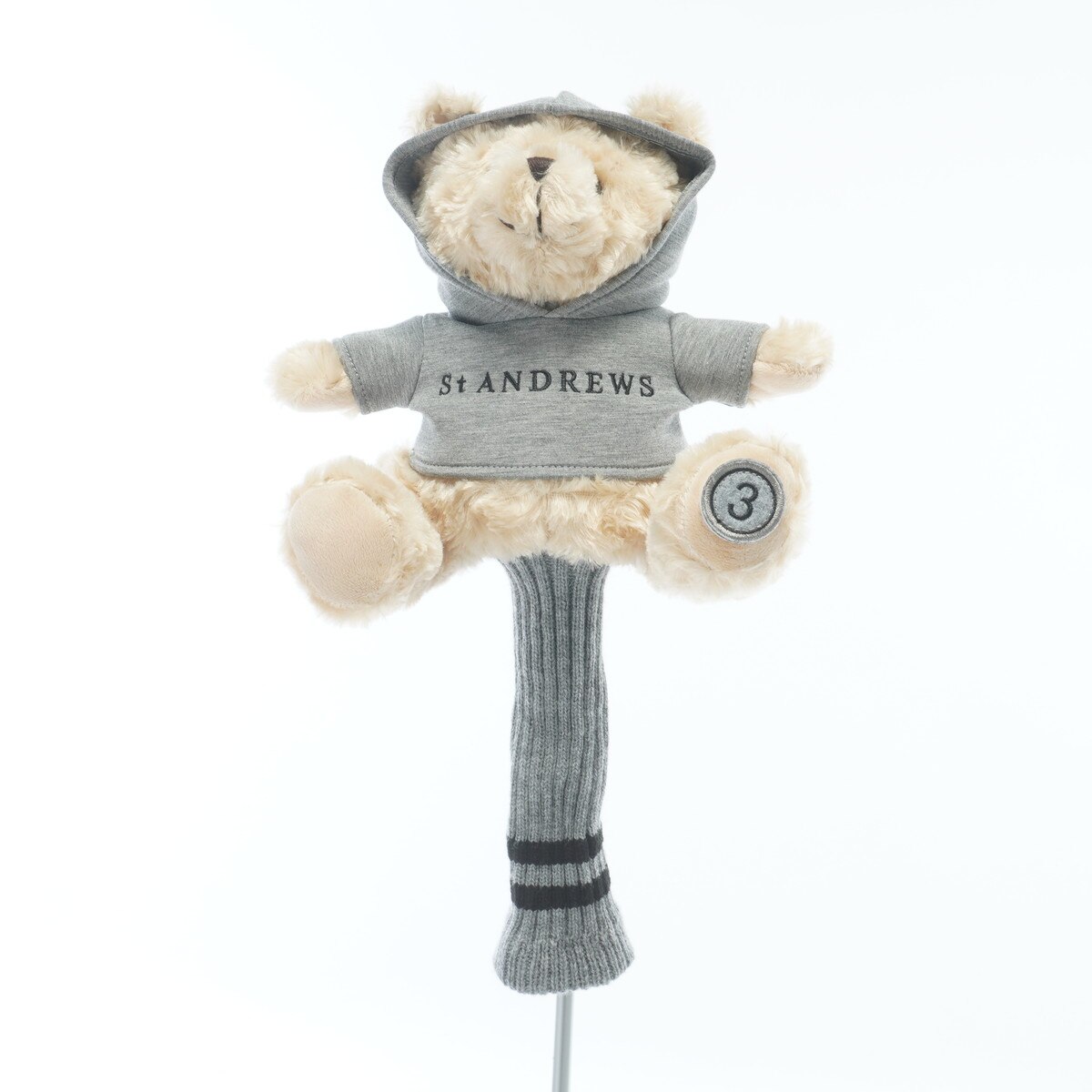 テディベアヘッドカバー 2個セット(ヘッドカバー（FW）)|St ANDREWS