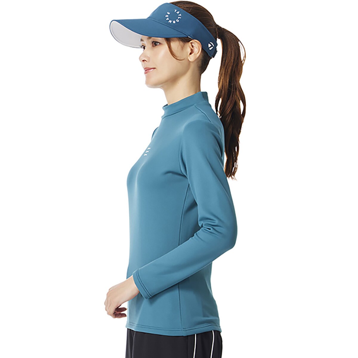 ストレッチ T-HEAT モックネック長袖シャツ レディス(長袖シャツ