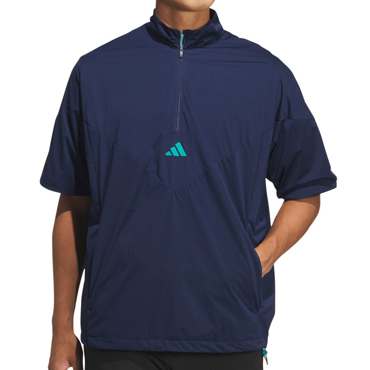 コードカオス ハーフジップ半袖ウインドプルオーバー(アウター