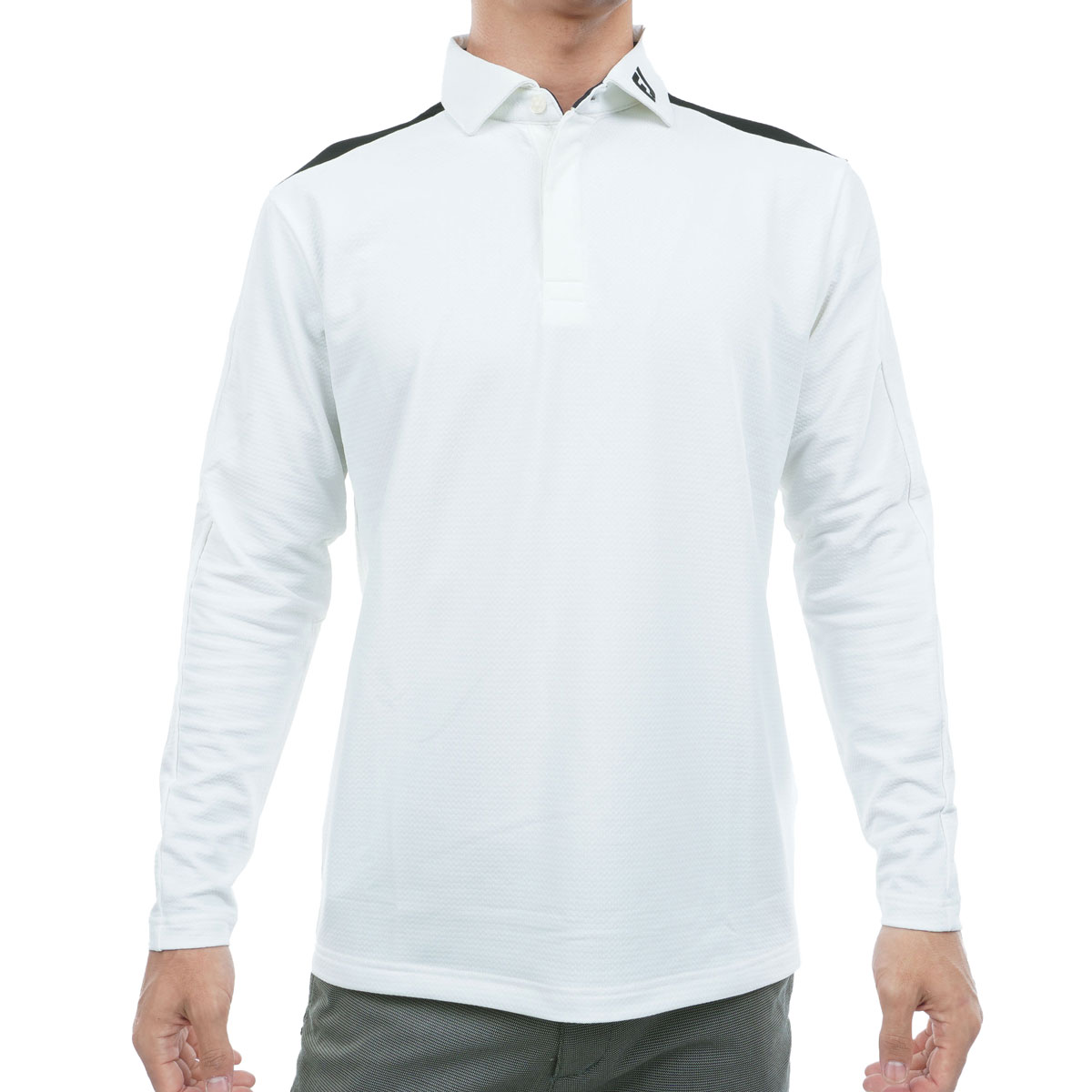 ストレッチ ショルダーライン長袖ポロシャツ(長袖シャツ・ポロシャツ