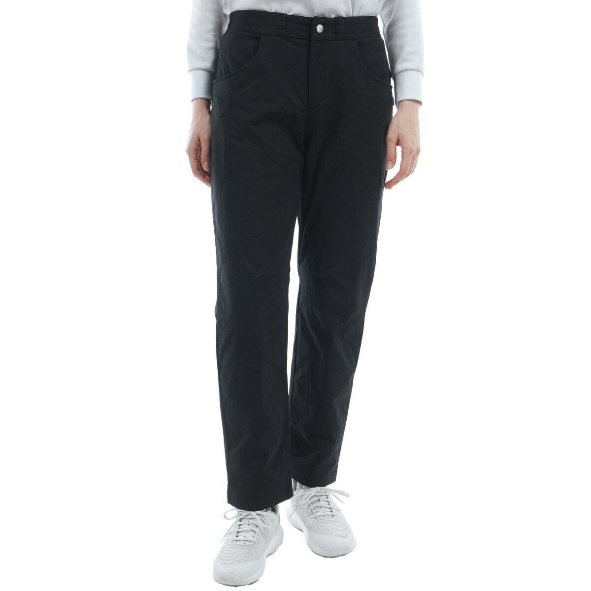 口コミ・評価｜天竺ラミ ロゴダイヤキルト ストレッチ テーパード