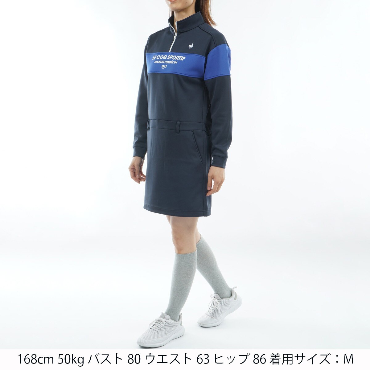 ストレッチ ハーフジップワンピース レディス(ワンピース)|Le coq