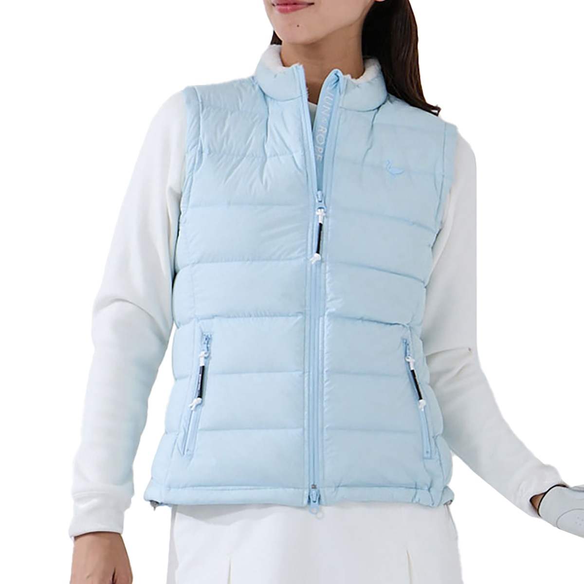 ストレッチ ダウン二重織タフタベスト レディス(ベスト)|JUN & ROPE