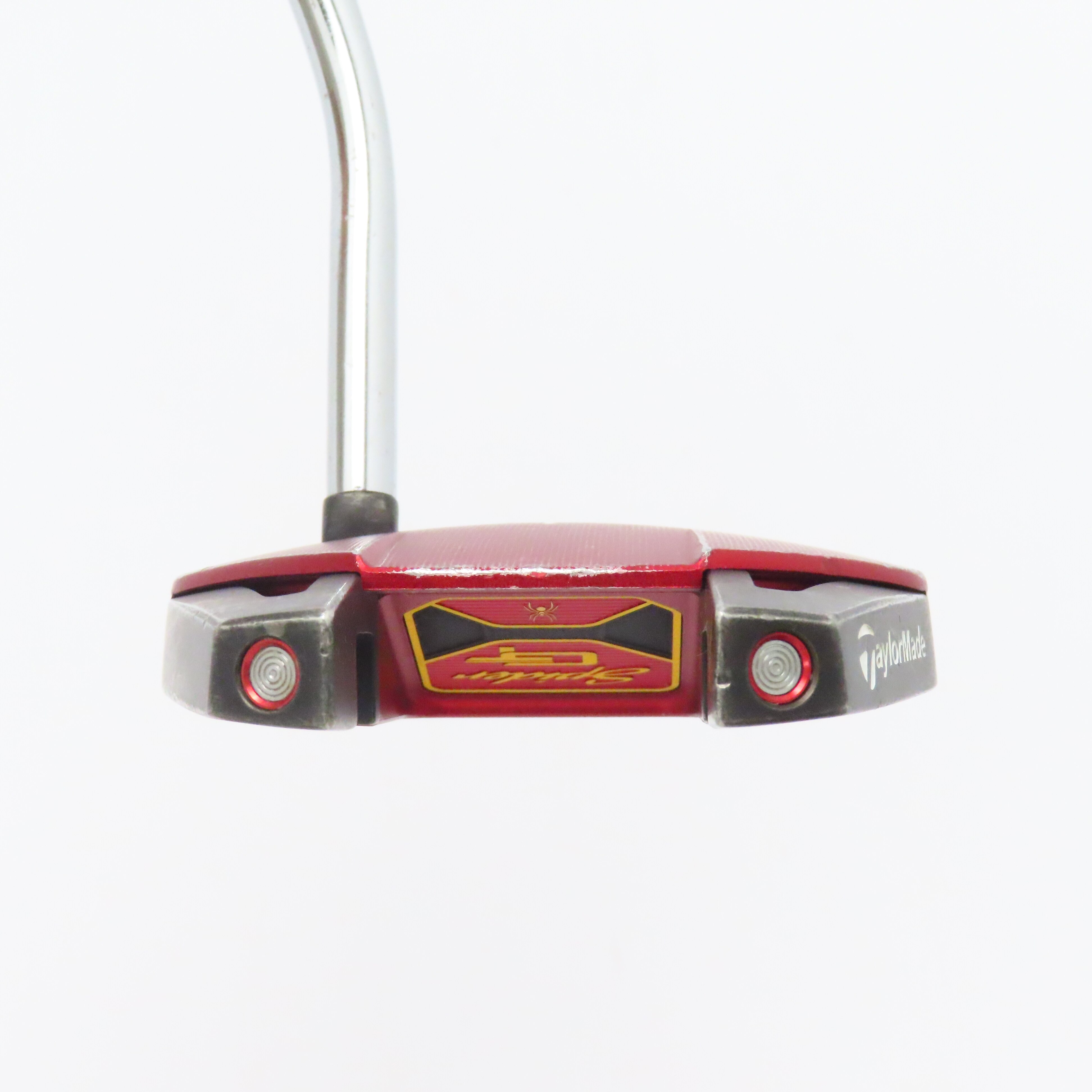 中古】SPIDER GT レッド シングルベント パター スチールシャフト 計測