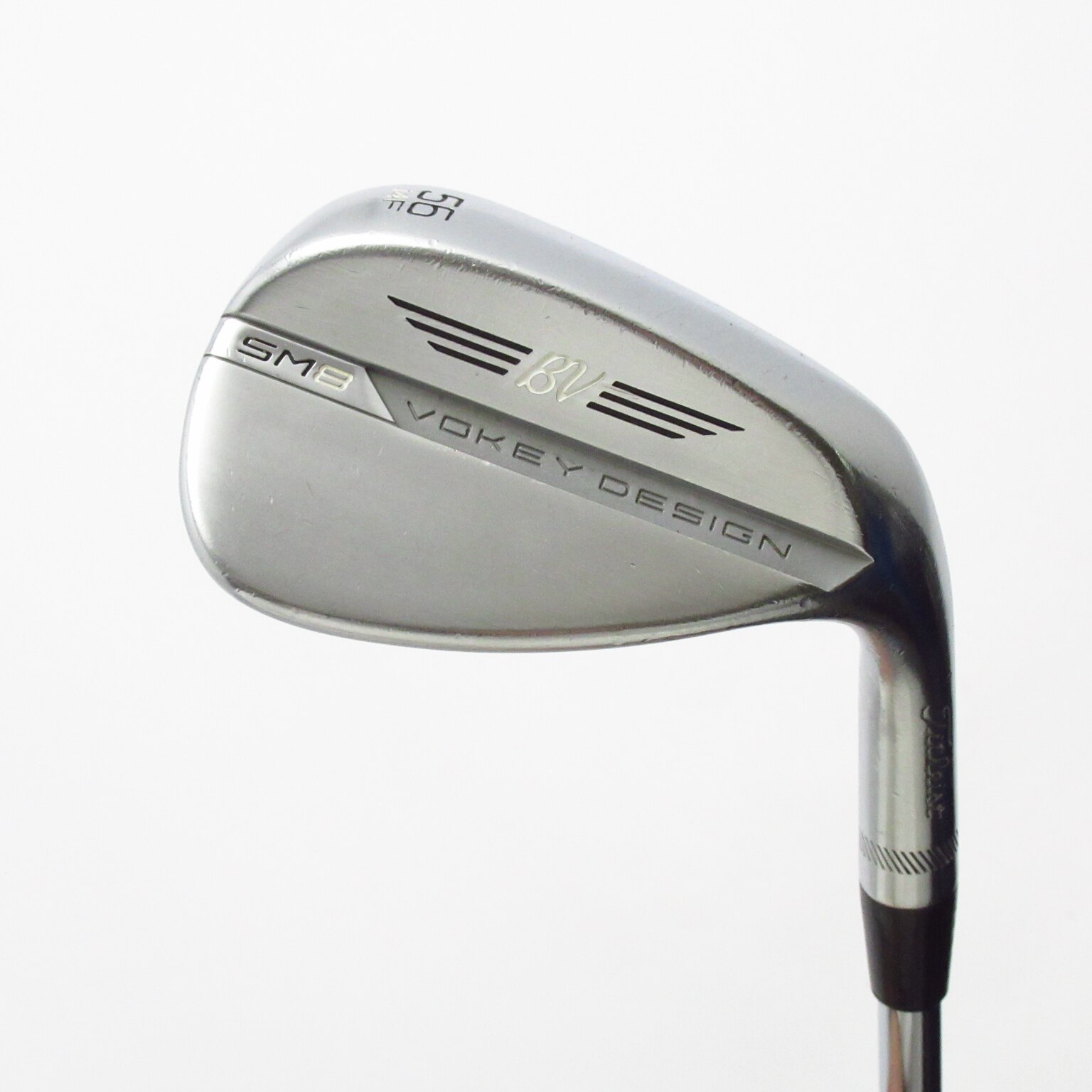 【中古ゴルフクラブ】タイトリスト　Vokey　ボーケイデザイン SM8 ツアークローム ウェッジ スチールシャフト　シャフト：スチールシャ… 中古】ボーケイ SM8 ツアークローム ウェッジ スチールシャフト 56-14