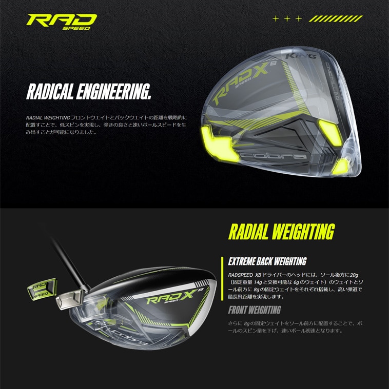 キング RAD SPEED XB ドライバー Speeder Evolution for RADSPEED(ドライバー（単品）)|KING ...
