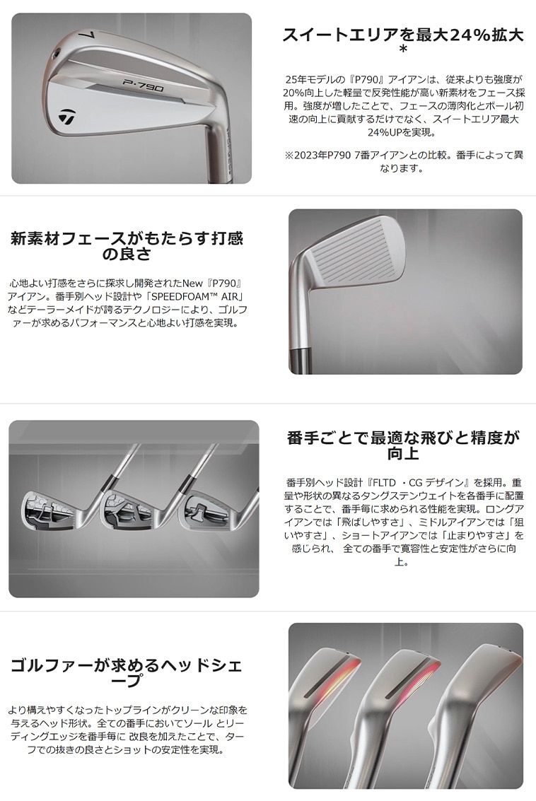 P790 アイアン(単品) N.S.PRO 950GH neo(アイアン（単品）)|P790(テーラーメイド)の通販 - GDOゴルフショップ ...